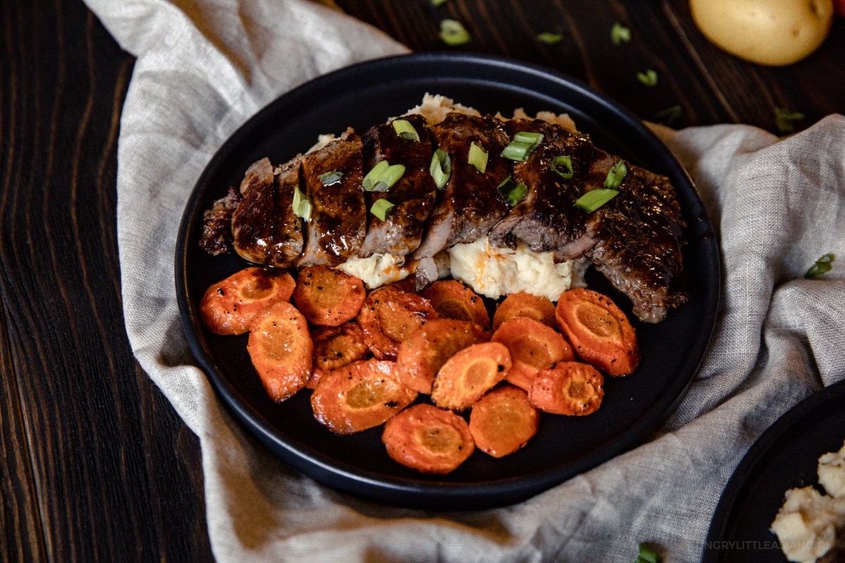 HelloFresh: Seared Steak with Demi Reduction - Hungry Little Asian Girl