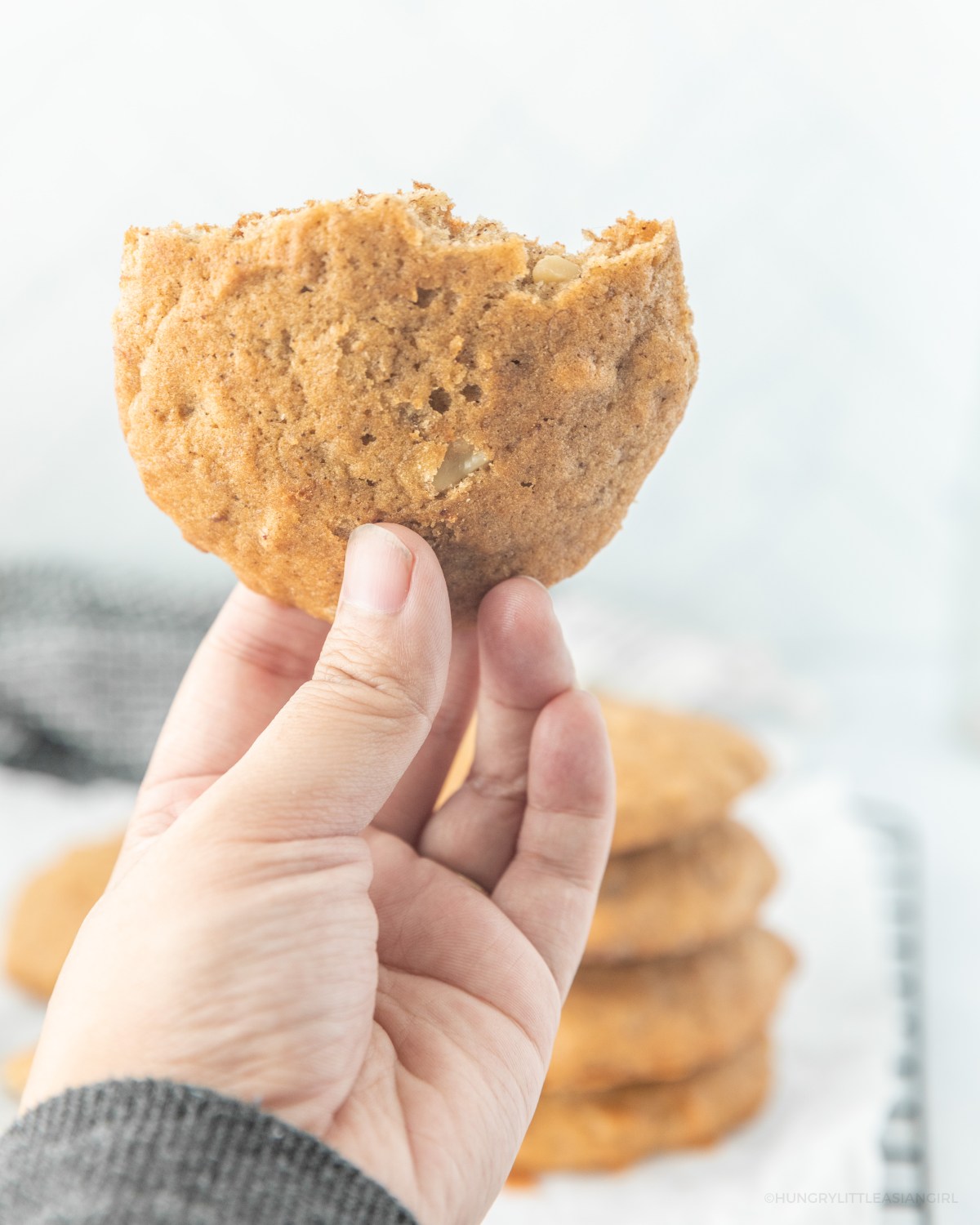 Banana Nut Cookies - Hungry Little Asian Girl