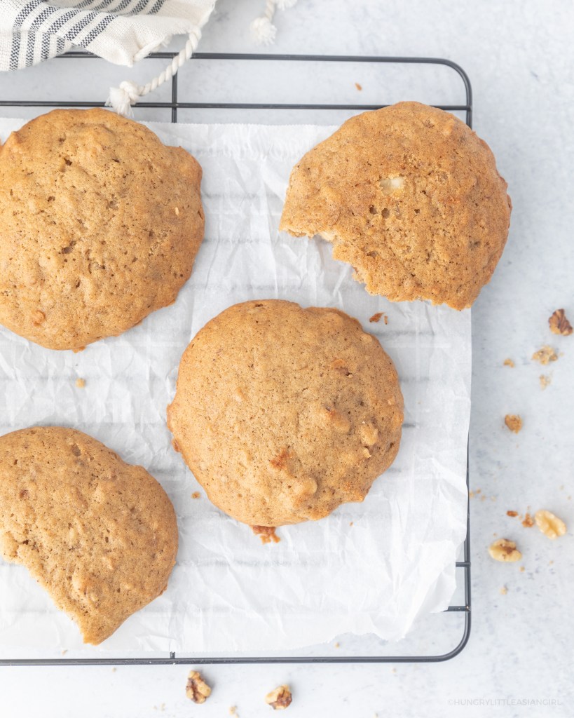 Banana Nut Cookies - Hungry Little Asian Girl