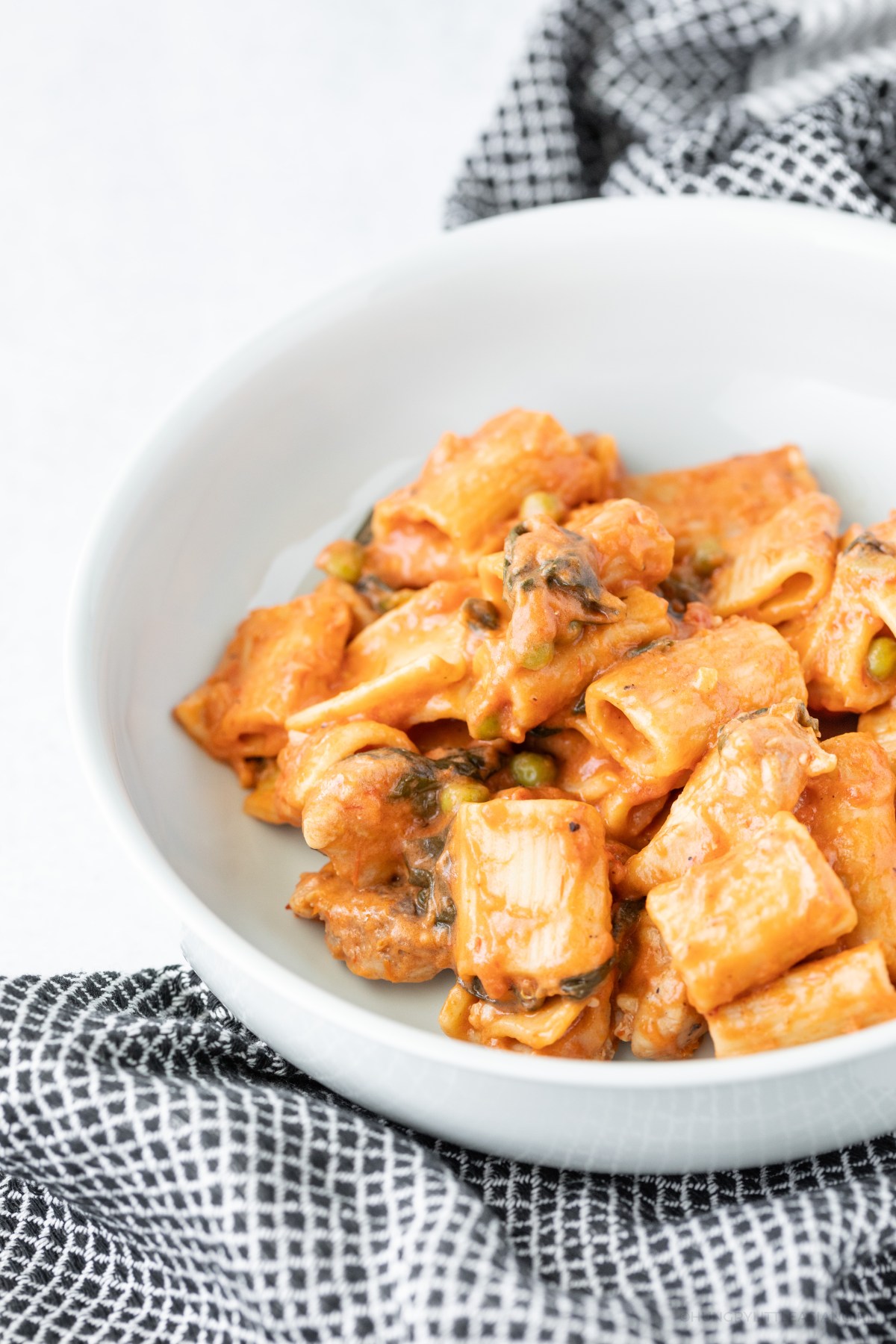 Chicken Rigatoni in Rosa Sauce - Hungry Little Asian Girl
